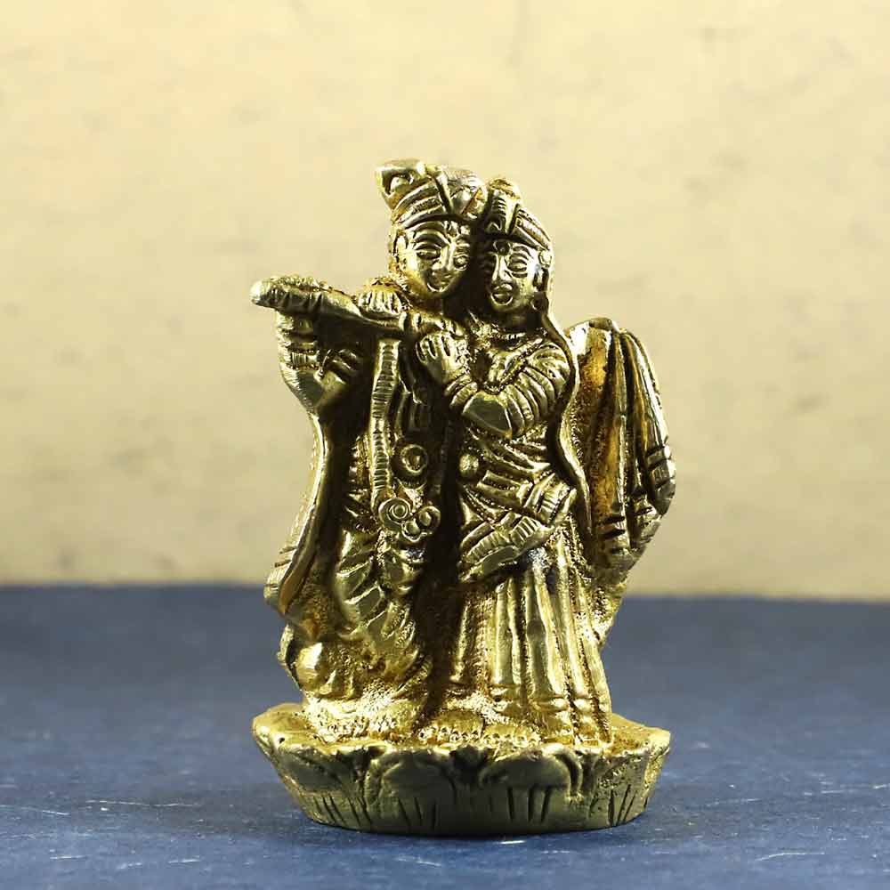 SmileSellers Small Standing Idol of Radha krishna for love